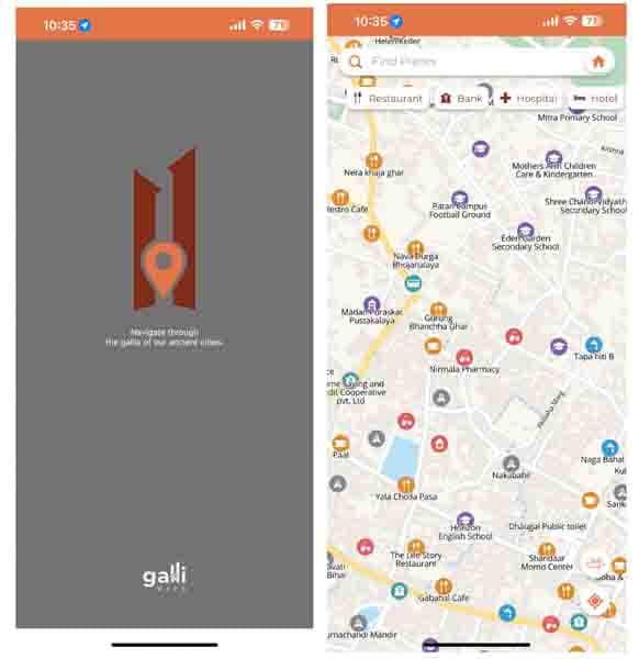 Navigate through the "gallis" of Kathmandu Valley with Galli Maps