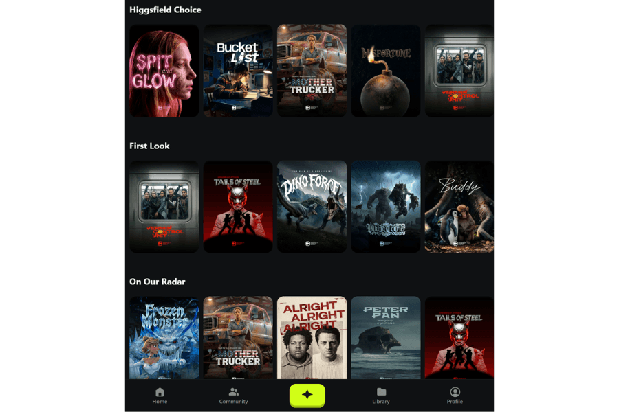 Higgsfield AI Film Streaming Platform for AI Filmmakers